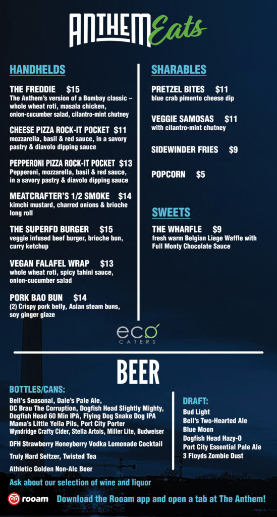 Food & Beverage – The Anthem